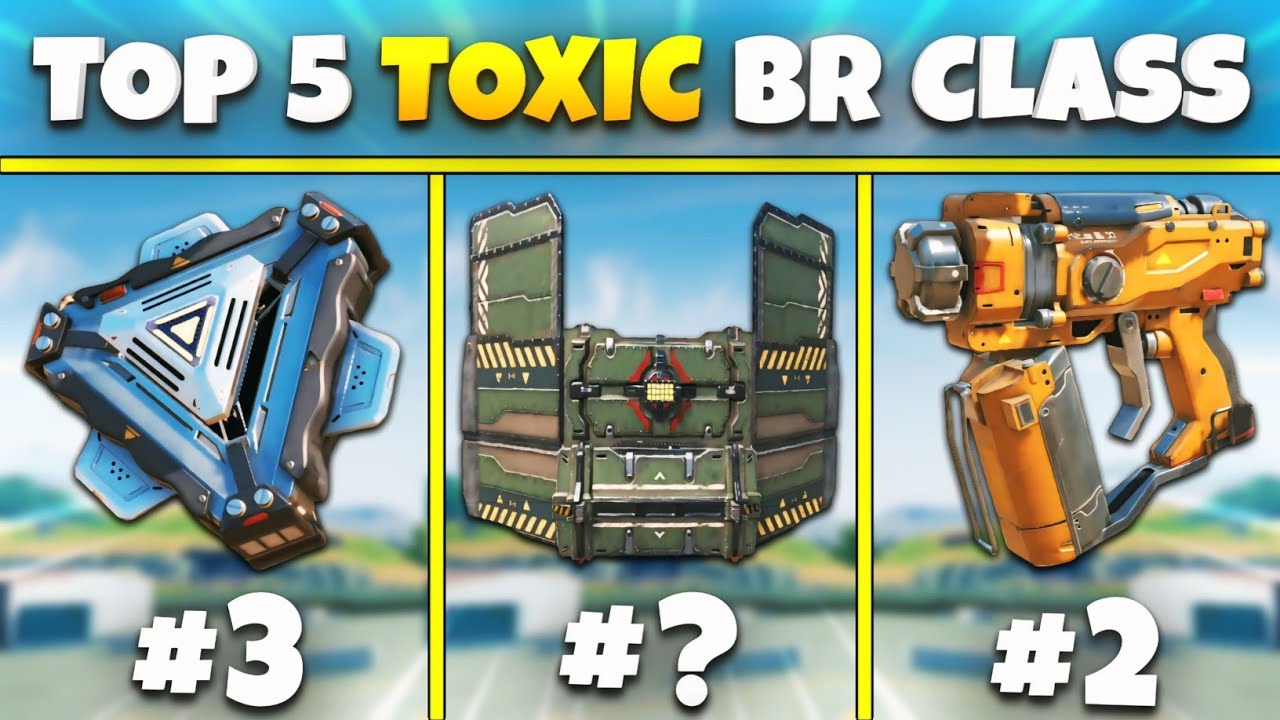 TOP 5 TOXIC CLASSES IN BATTLE ROYALE | COD Mobile | TOXIC Operator ...