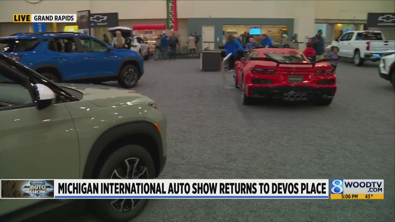 Michigan International Auto Show returns to DeVos Place - YouTube