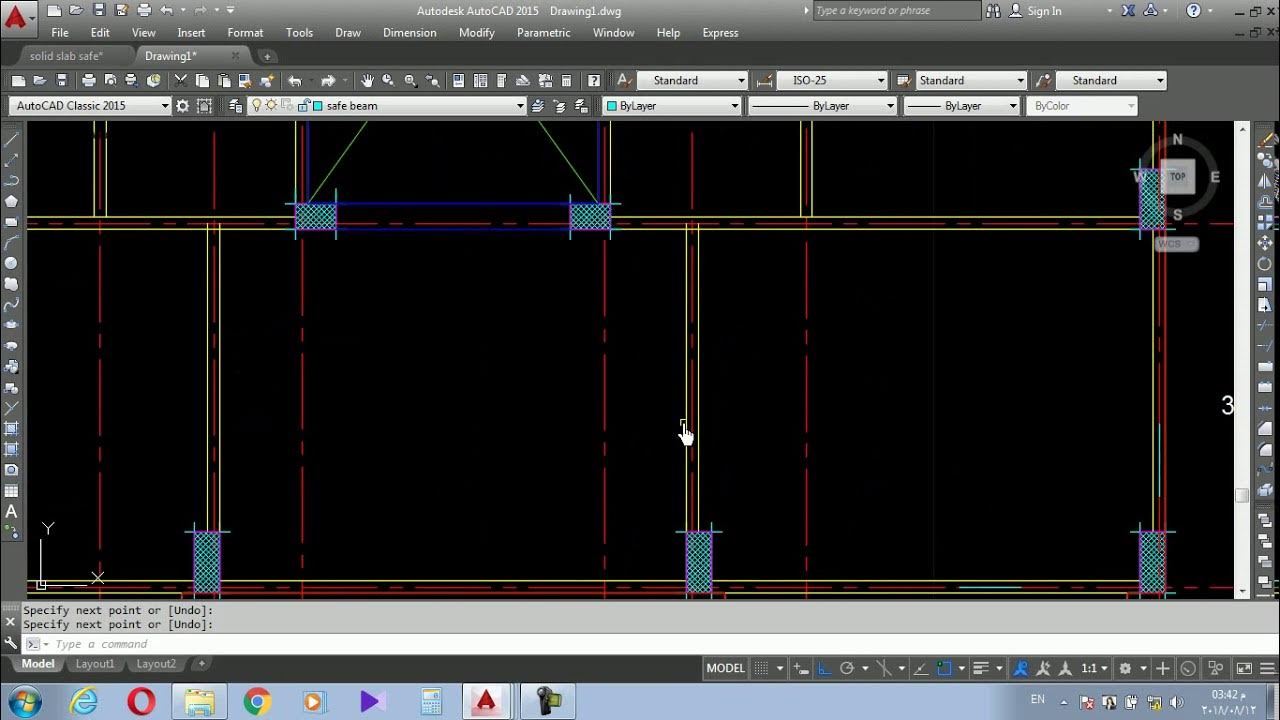 05 Creating DXF file to Export from CAD to SAFE التصدير من الأتوكاد الى برنامج السيف - YouTube