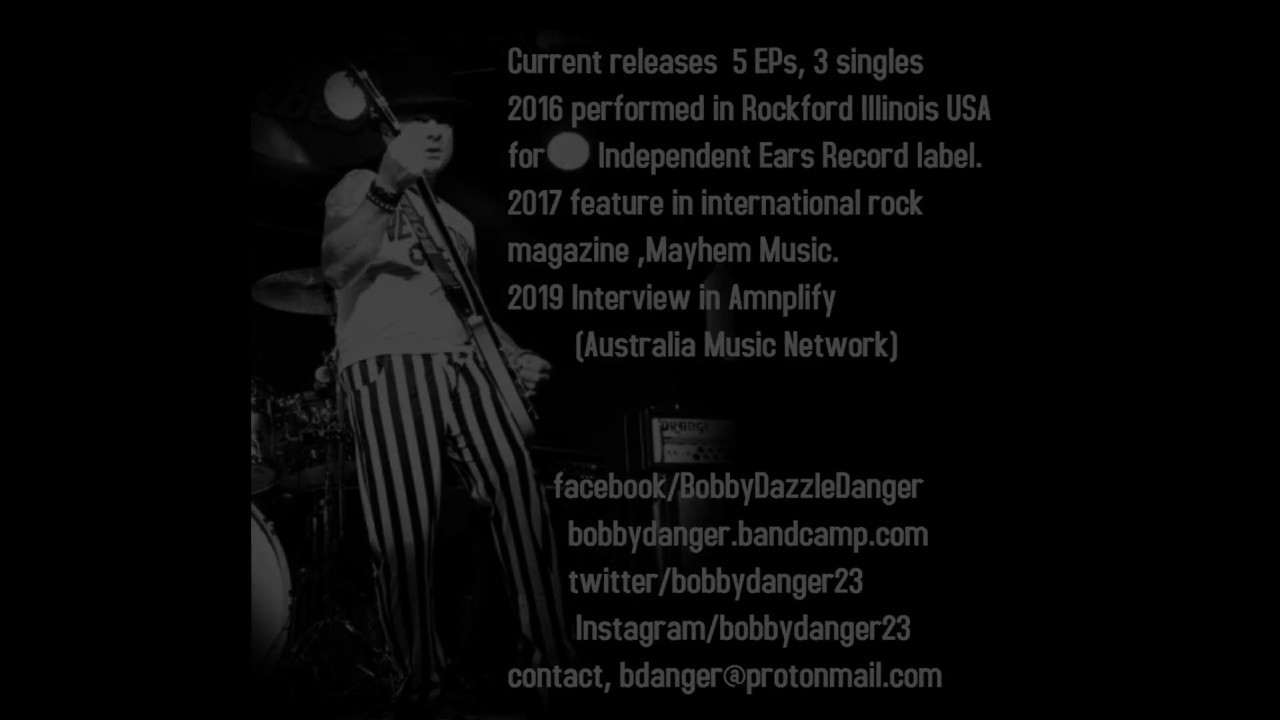 Bobby Danger - Promo Video - YouTube