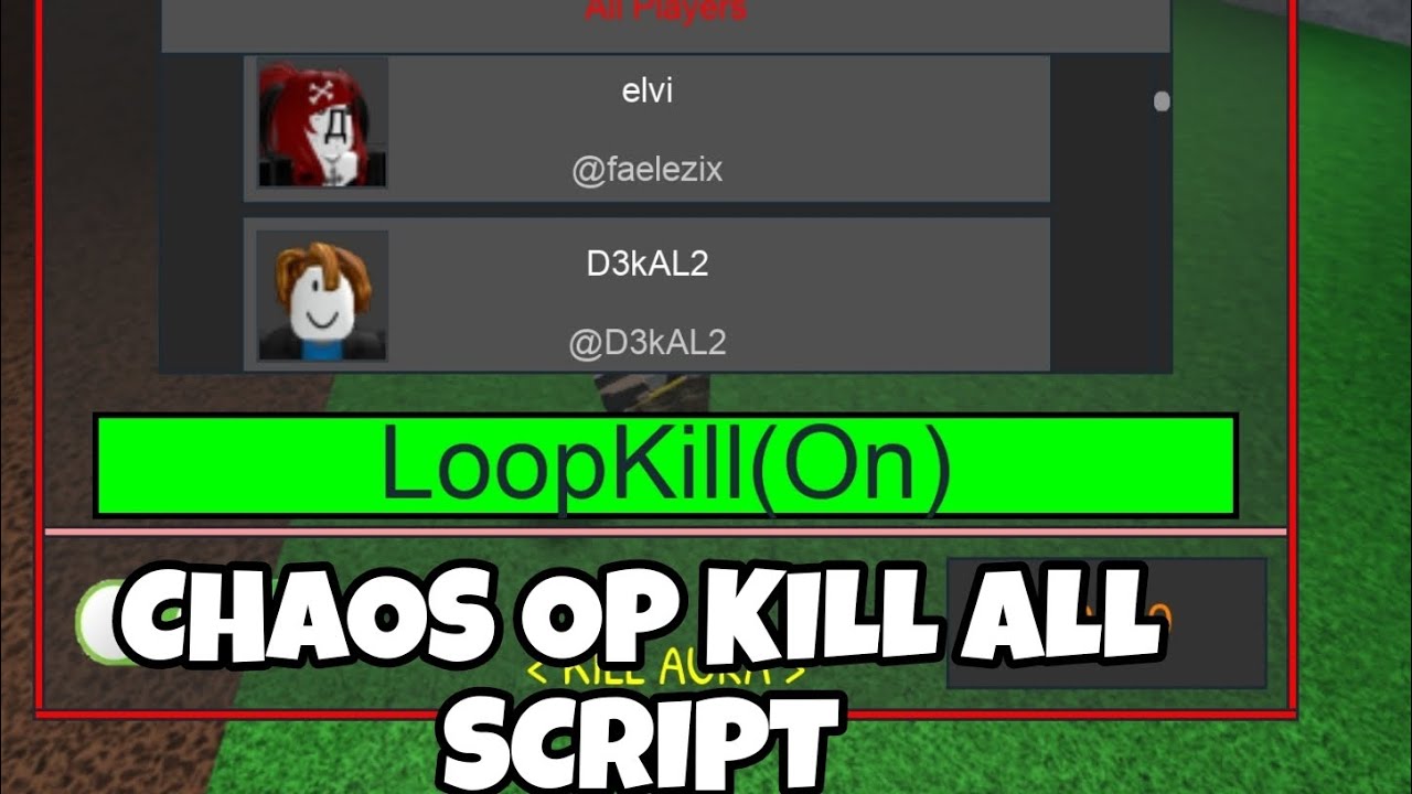 Roblox OP Chaos Kill All Script Hack | Killaura & Target Kill | Mobile ...