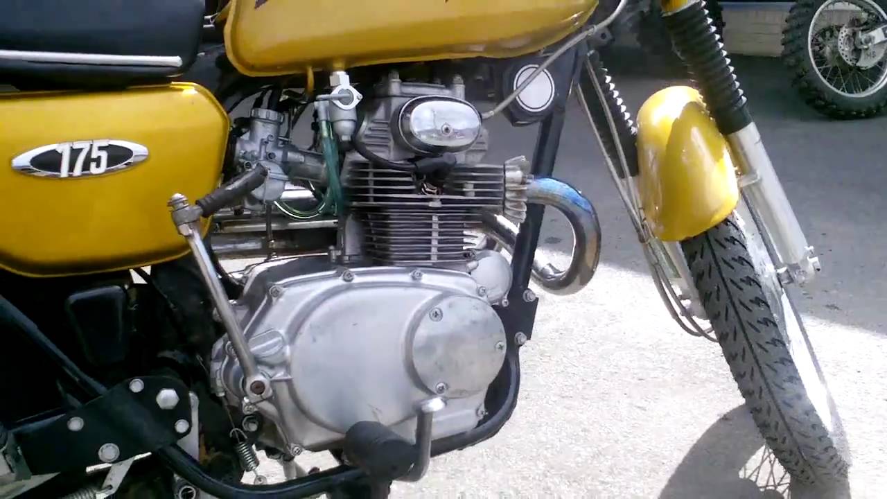 1971 Honda CL 175 - YouTube