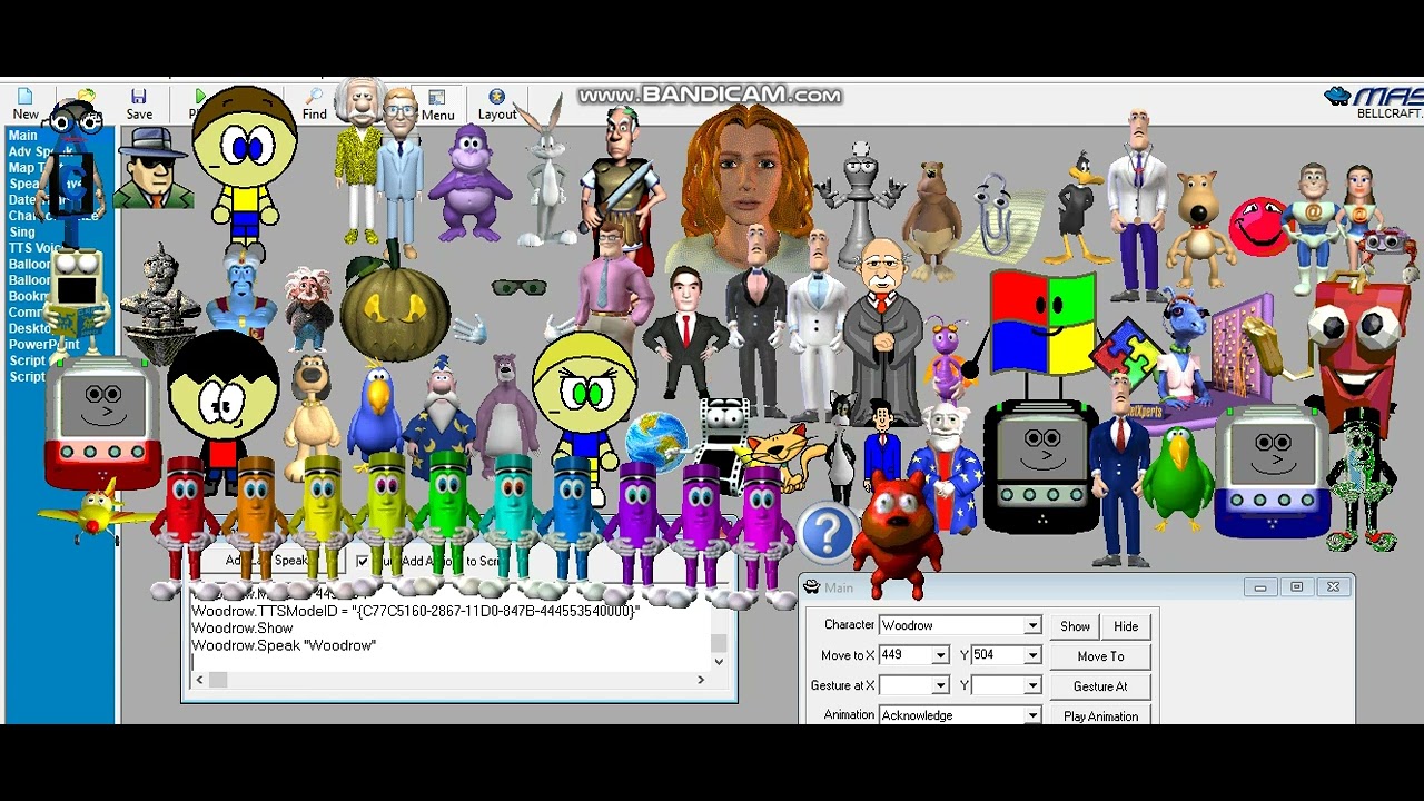 All Of My Microsoft Agents And MASH Characters. - YouTube