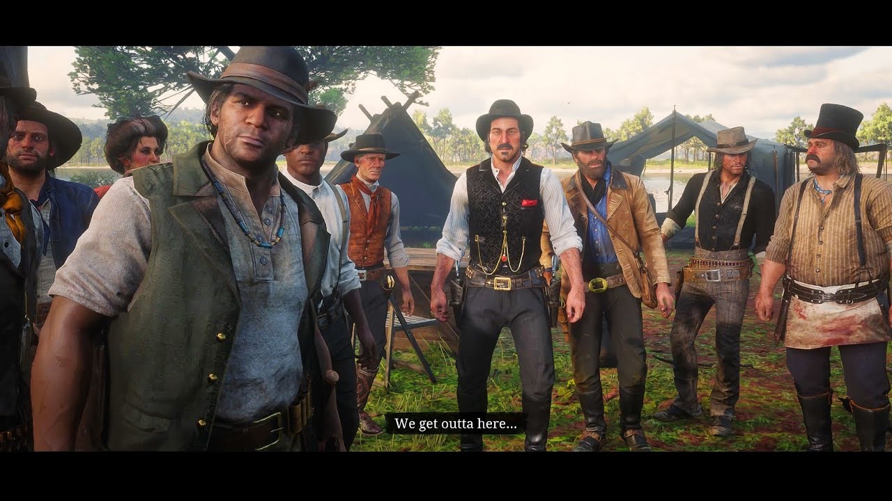 Rdr2 - The moment when Dutch gang showed respect towards Dutch - YouTube