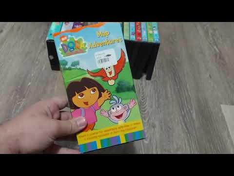 My Dora the Explorer and Go Diego Go VHS and DVD Collection so far