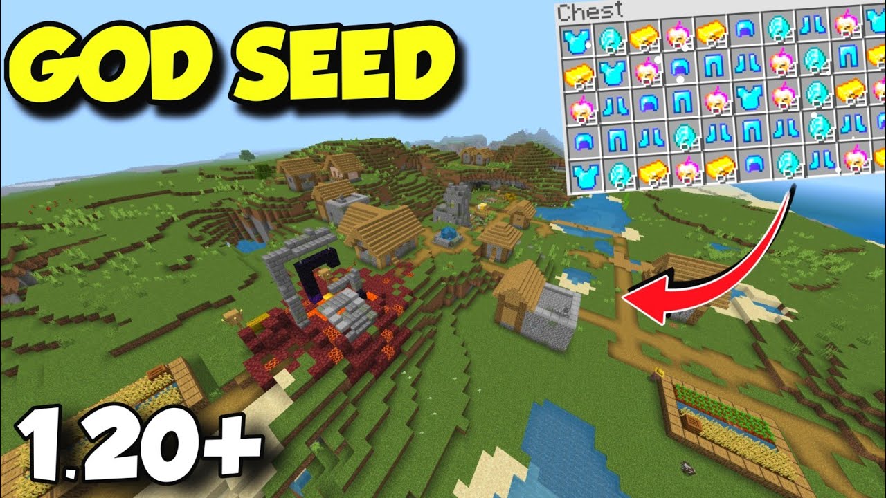 🔥[God Seed] For Minecraft Bedrock And Pocket Edition | Seed Minecraft 1 ...