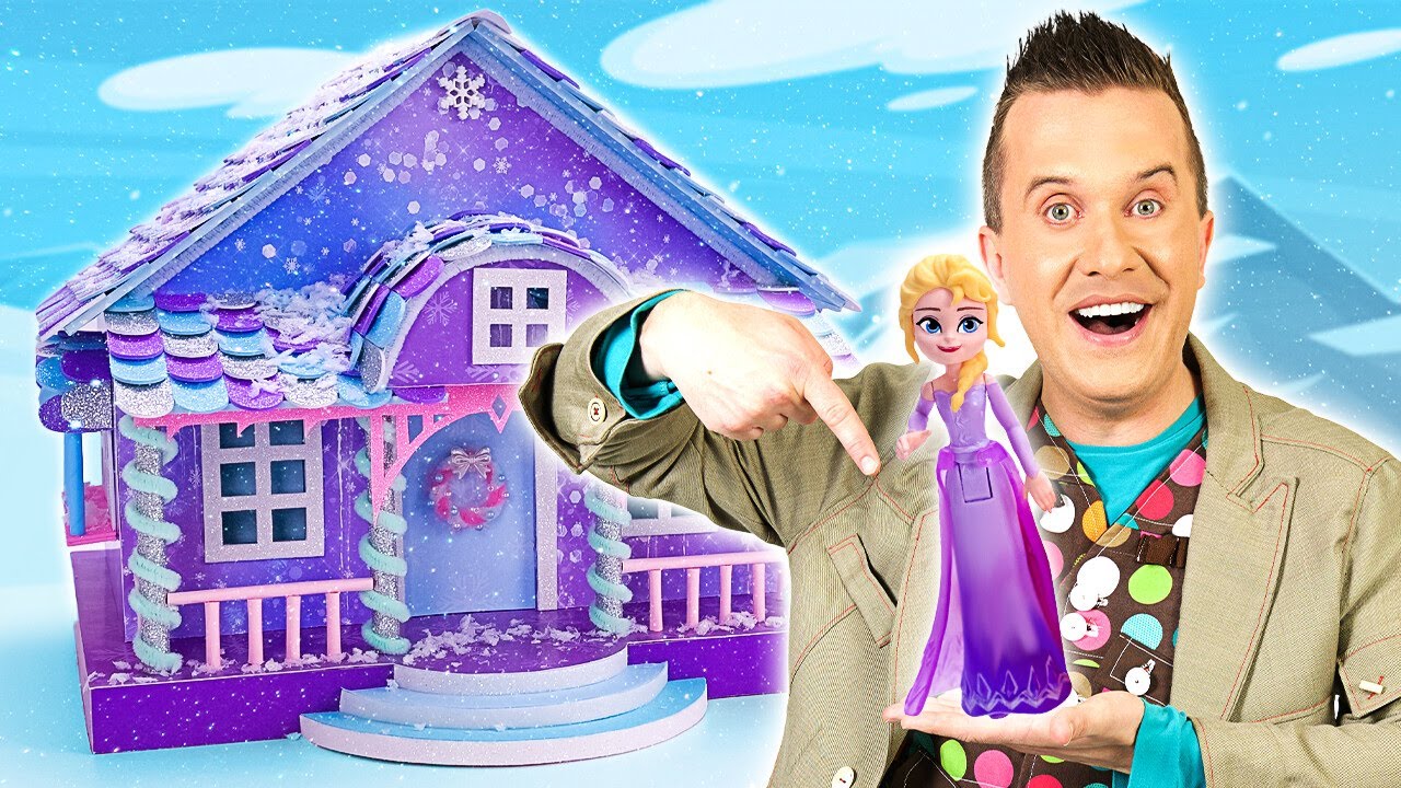DIY Mini House for Elsa 💙 ️ Winter Wonderland Home from Mr.Maker by ...