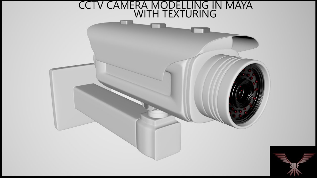 CCTV CAMERA MODELLING IN EAZY WAY IN MAYA/3DF - YouTube