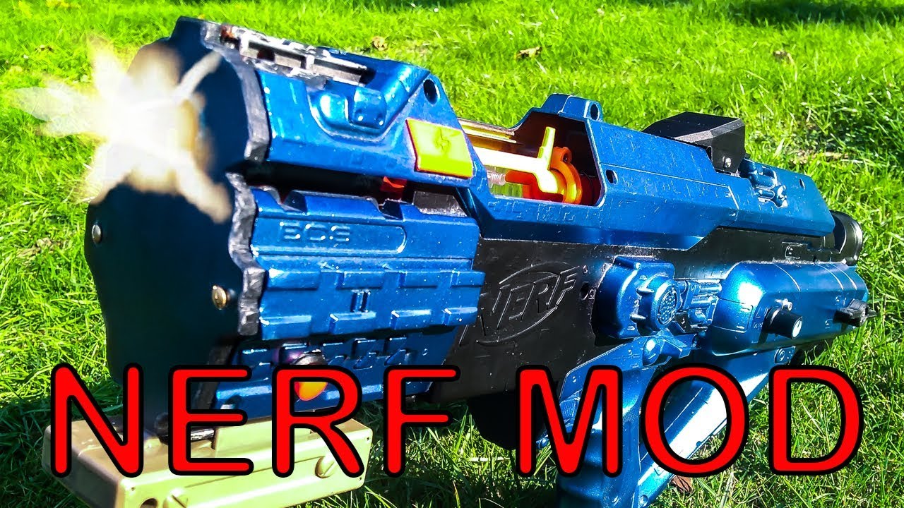 INSANE nerf mod crazy rate of fire!🔥⚡️🔥 - YouTube