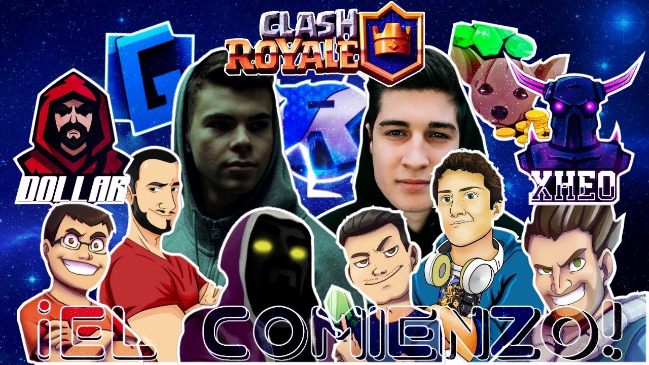 EL PRIMER VÍDEO DE TODOS LOS YOUTUBERS DE CLASH ROYALE!! | CharlyCoC ...