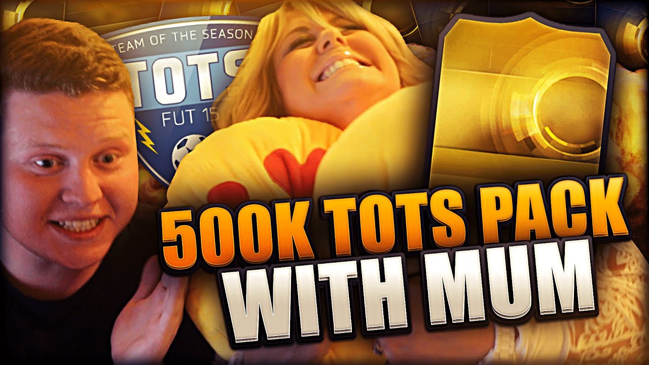 FIFA 15 | SUPER INSANE 500K TOTS PACK WITH MY MUM! - YouTube