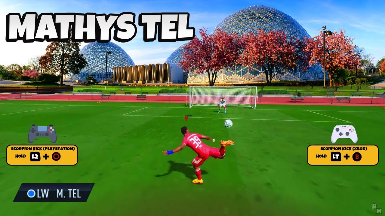 Mathys Tel FIFA Scorpion Kick (Tutorial) - YouTube