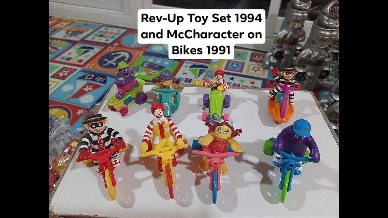 McDonald's Happy Meal Toys - Rev-Up Toy 1994 and McCharacter on Bikes ...