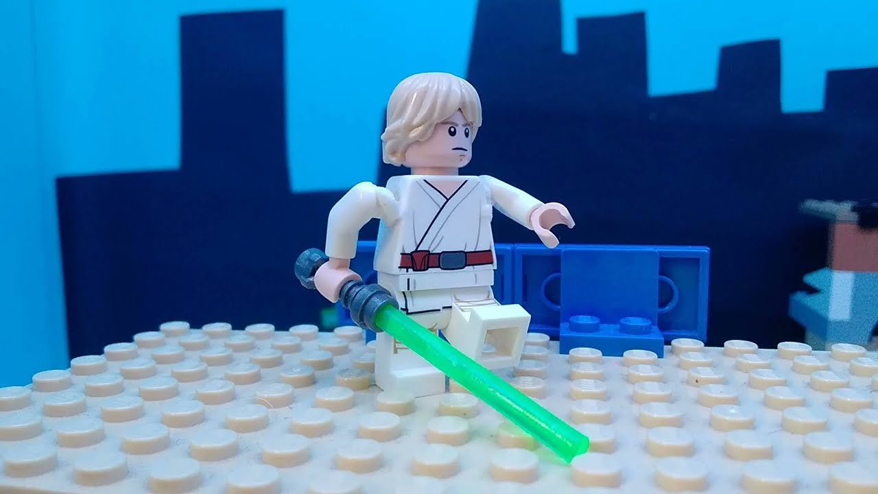LEGO Luke Skywalker test - YouTube