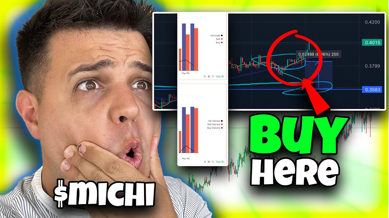 it will pump HERE, dump to THIS level and i will buy THEN michi coin ...