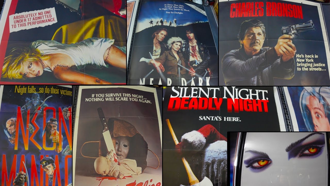 Original One Sheet (Mostly Horror) Movie Poster Collection - YouTube