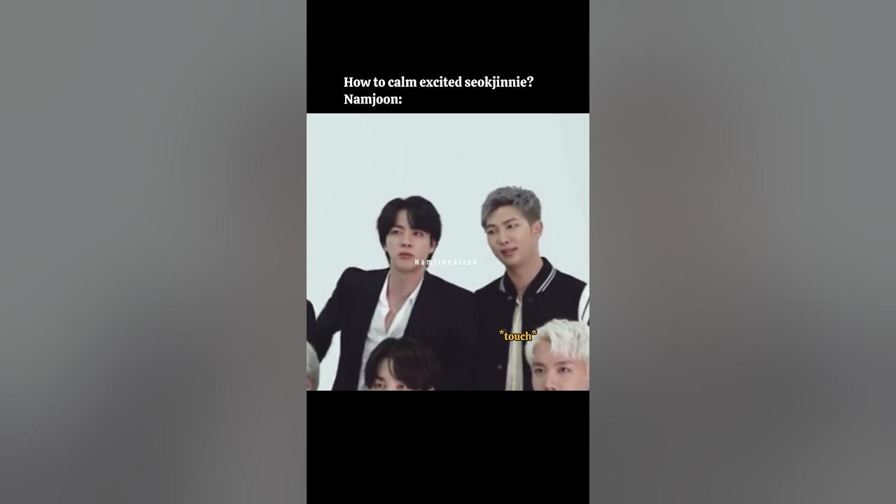 What are they doing 👀 #namjin #namjinmoments #namjinedit #bts - YouTube