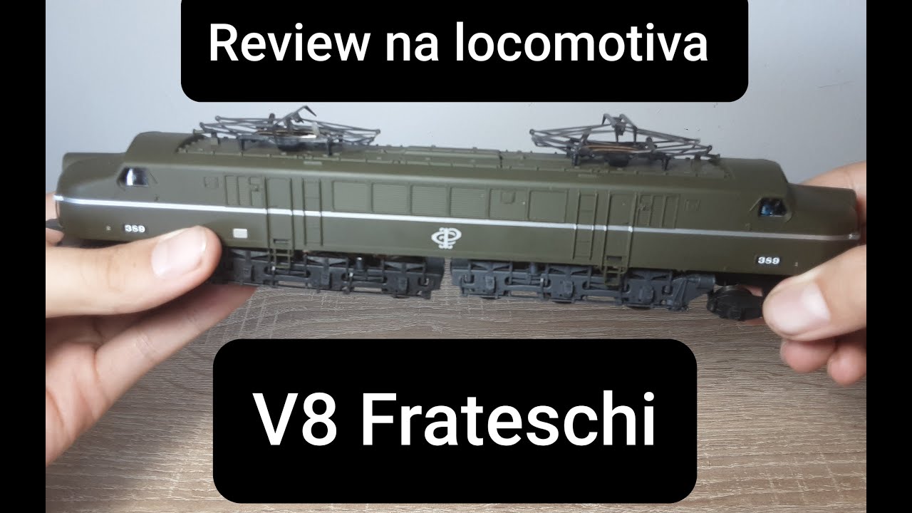 Review na locomotiva V8 Frateschi - YouTube