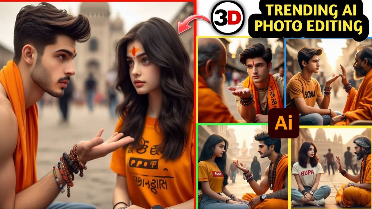 Pandit Examines Lines On The Boy's Palm Ai Image Creator | Pandit Ji ...