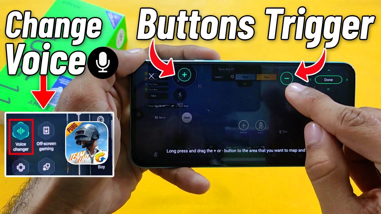 Infinix Note 11 Gaming Features | Trigger Buttons⚡ | Voice Changer ...
