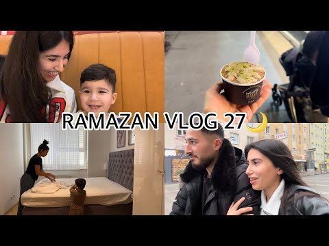 YATAK ODASI TEMİZLİĞİ🧼BAYRAM ÖNCESİ😍KOCAMLA DIŞARDA İFTAR DATE👨‍👩‍👦 - GÜNLÜK VLOG