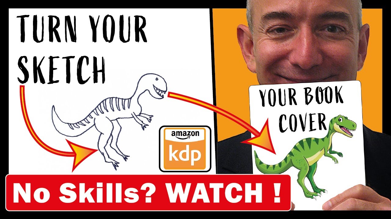 Amazon KDP Book Cover Design: Turn Sketches into Digital Art for Self ...