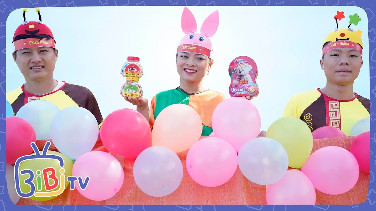 Trò Chơi Nhảy Bao Bố Nhận Phần Thưởng BIBI TV - YouTube