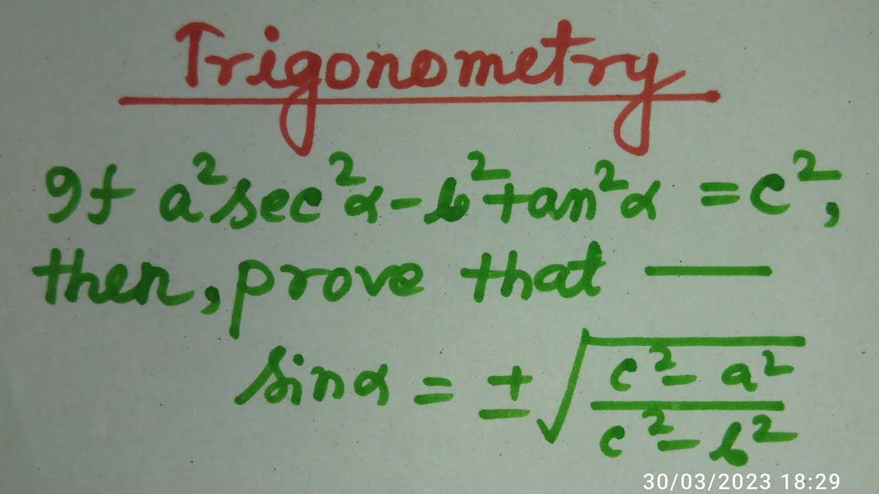 Trigonometry(ত্রিকোনমিতি)//Bengali Version//Trigonometric Problem//Easy ...