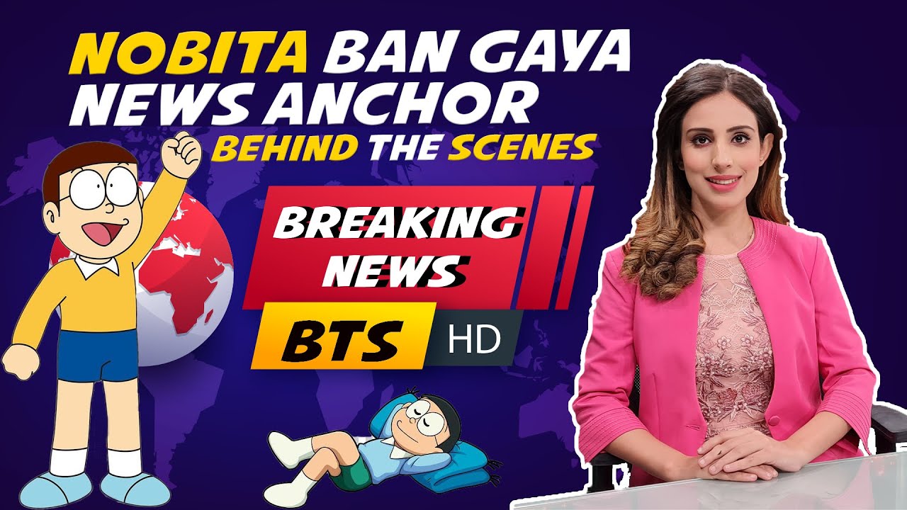 Nobita ban gaya News Anchor | Simaran Kaur | Nobita | Doraemon ...