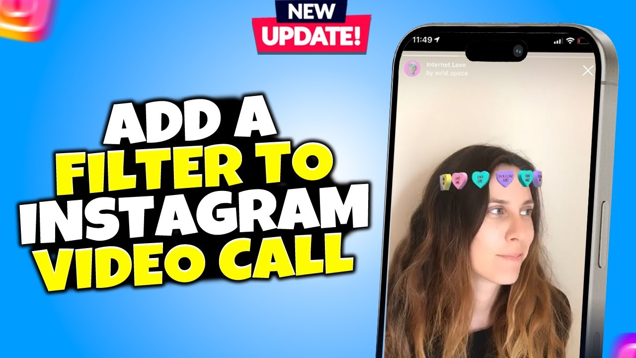 How To Add A Filter To Instagram Video Call - YouTube