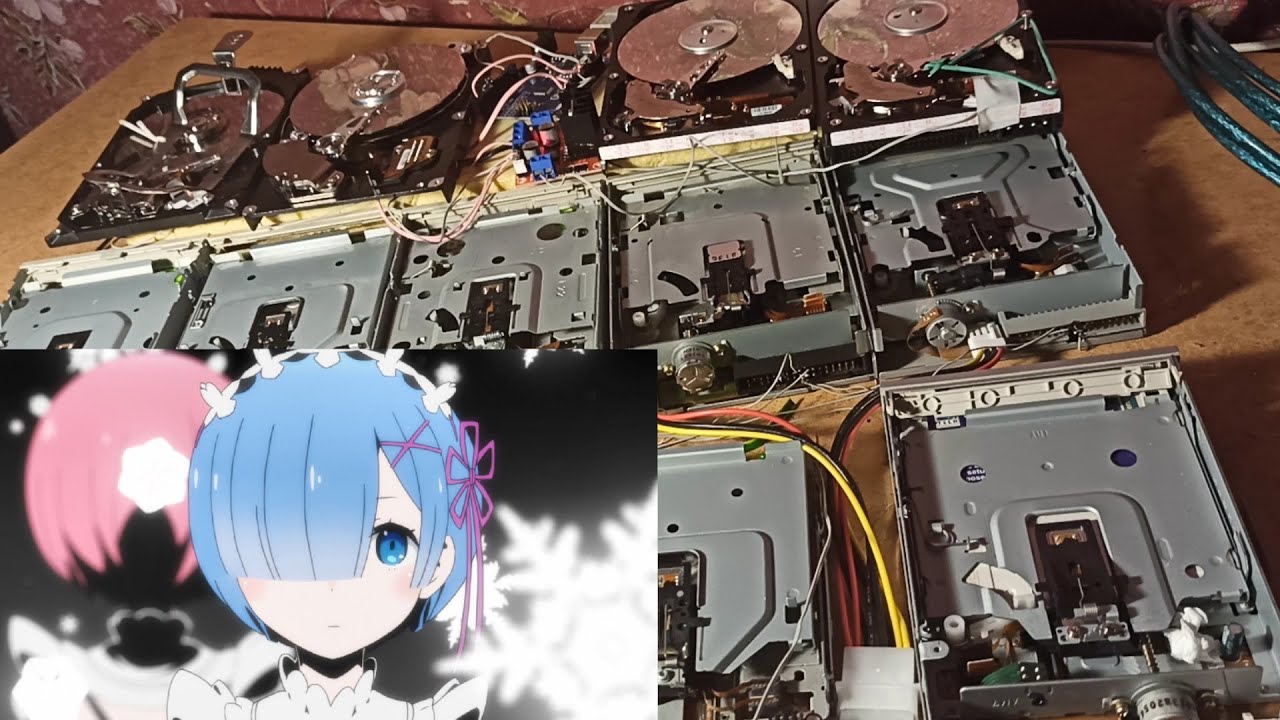 Re:Zero - Opening 1 on floppy drives and HDD - YouTube
