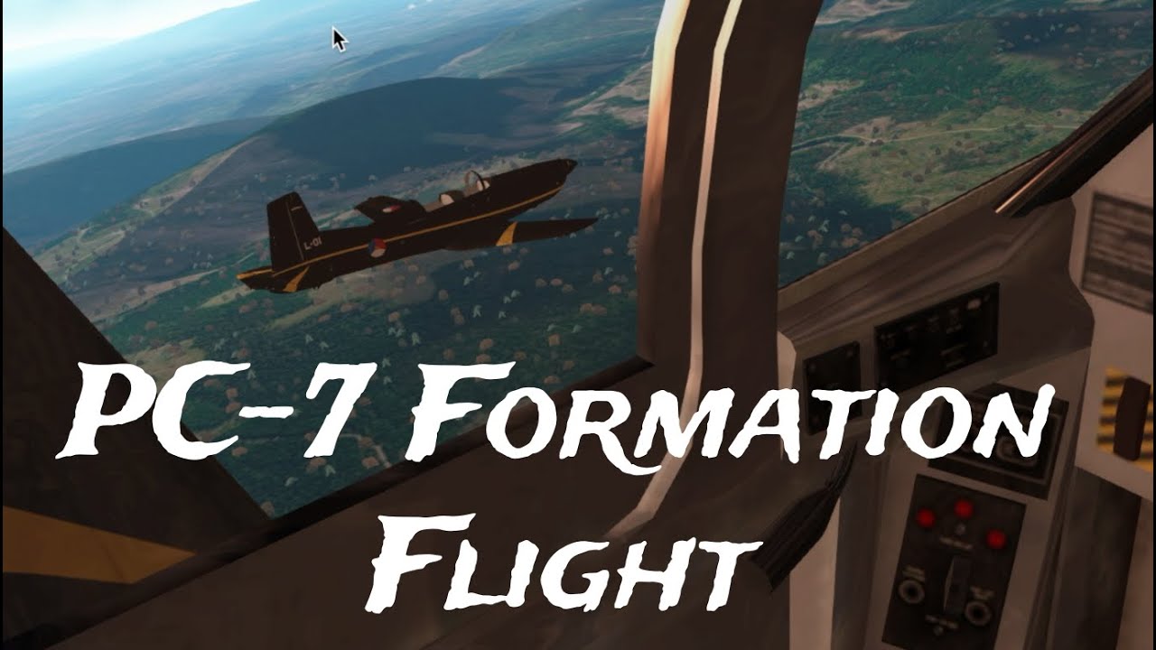 PC-7 Formation Flight With a GeoFS Events Member - YouTube