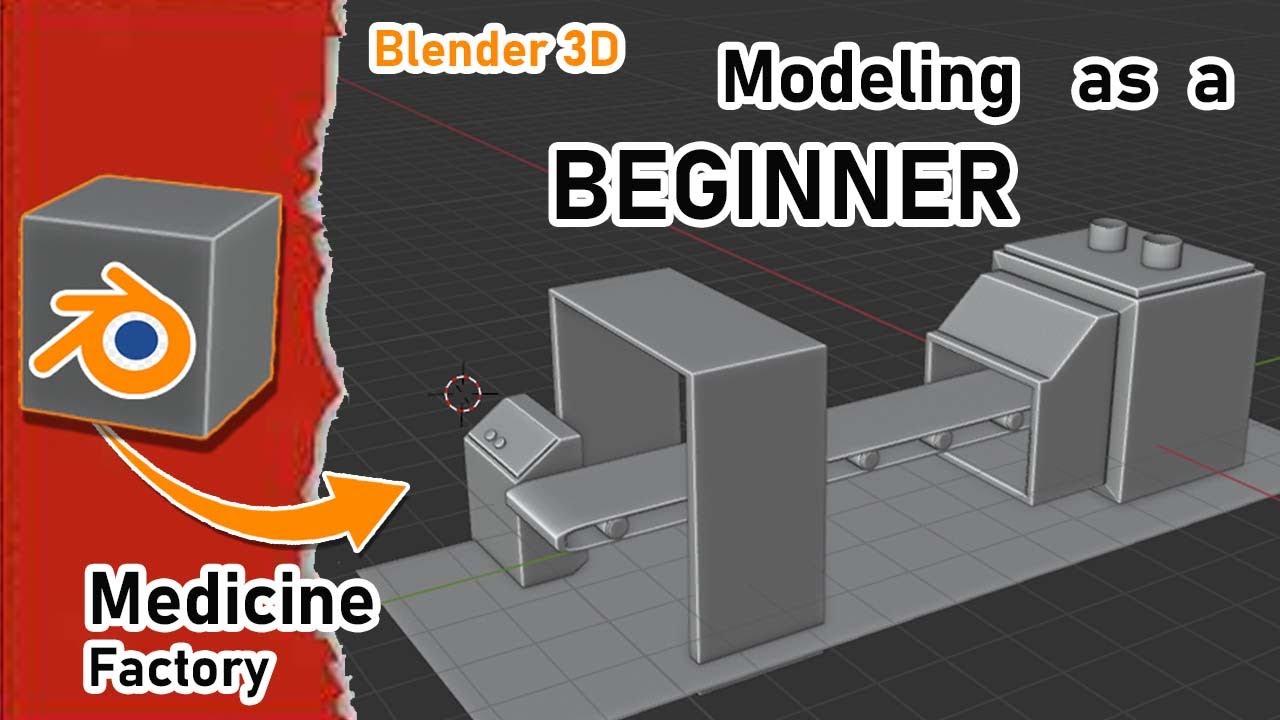 Blender Basics: How to model a medicine factory. A Beginner's Guide to ...