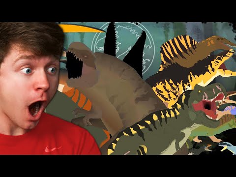 Reacting to MUTANT DINOSAUR BATTLE! (Jurassic World Rebirth)