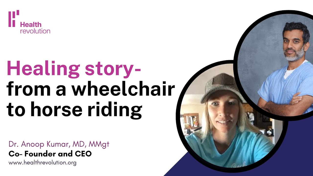 A Netflix star's healing story- from a wheelchair to horse riding - YouTube