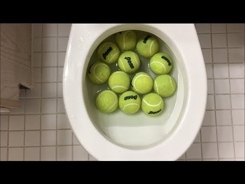 Will it Flush? - Tennis Balls - YouTube