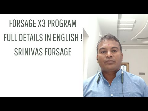 Forsage X3 Program Full details in English ! Srinivas Forsage. - YouTube