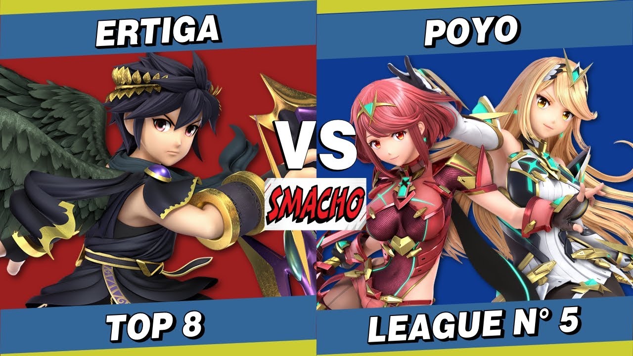 Ertiga (Pit Sombrio) vs Poyo (Pyra y Mythra) | Torneo Smacho League # 5 ...