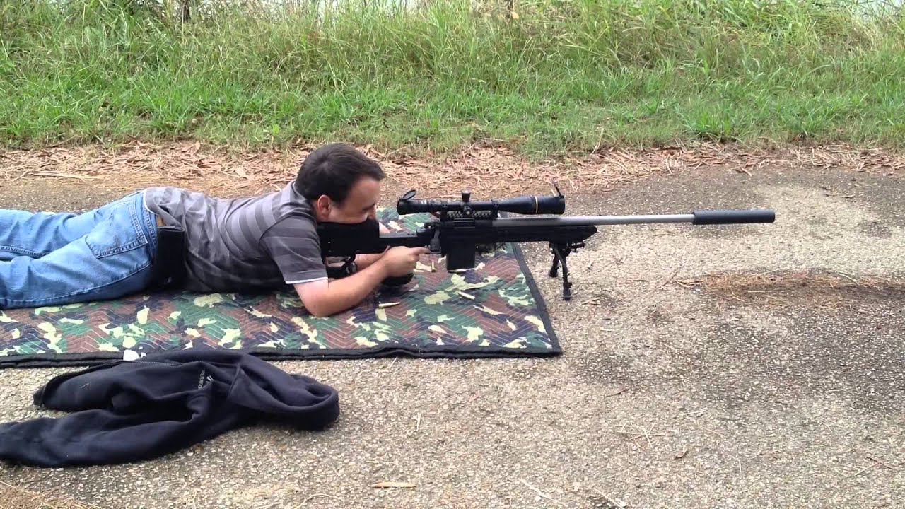 Suppressed Custom Remington 700 SPS .308 - YouTube