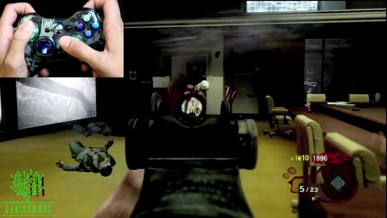 How to use AUTO AIM on GM Elite modded XBOX controller Geniusmods - YouTube