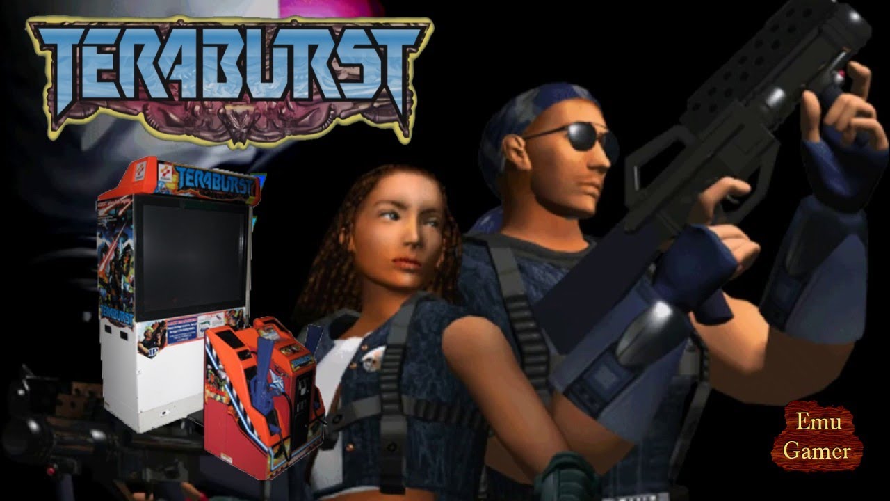 TeraBurst - Full Playthrough W Mouse aiming (MAME 251) - YouTube