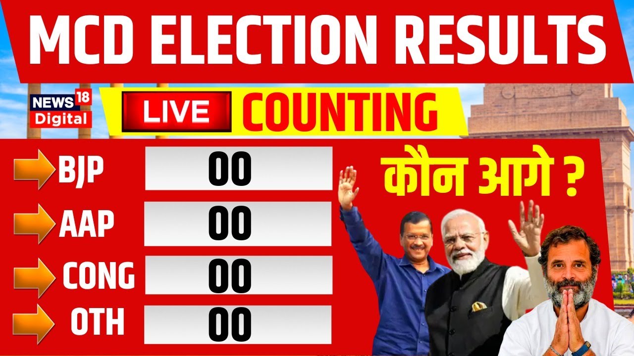 MCD Election Results Live Updates | BJP | AAP | Congress | Arvind ...