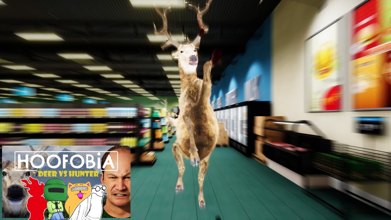 リアルな鹿がいきなり襲ってくるゲーム【Hoofobia】 - YouTube