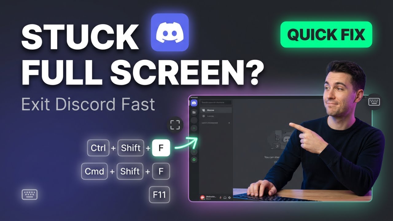 How to Exit Full Screen on Discord (Windows, Mac & Browser) | Quick Fix ...