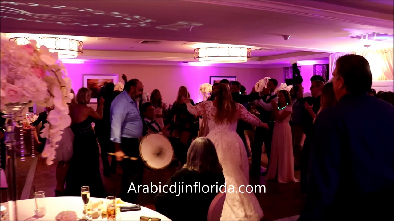 Zaffe Drummer play music at Mixed Lebanese Syrian American Wedding ...