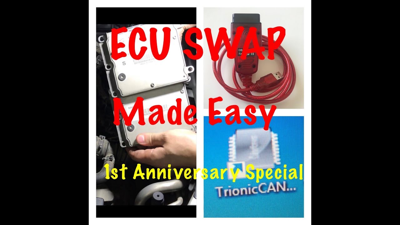 SAAB 93 ENGINE ECU/ECM SWAP (TRIONIC T8) - YouTube