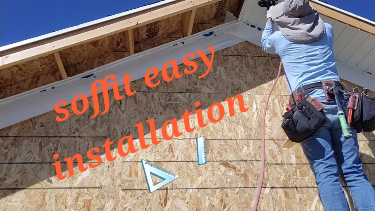 soffit easy installation#tips - YouTube