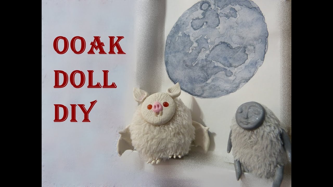 Diy Moon Art Doll Tutorial - YouTube