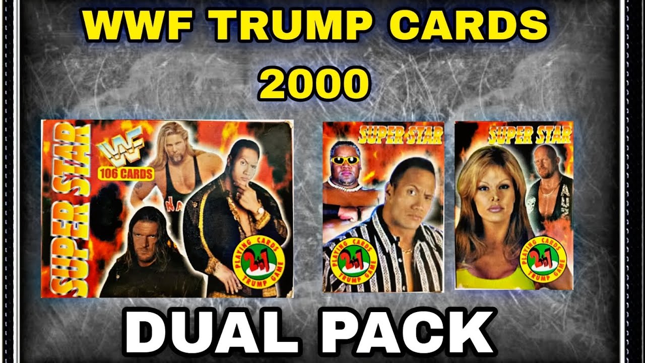 WWF TRUMP CARDS 2000 ( DUAL PACK ) - YouTube