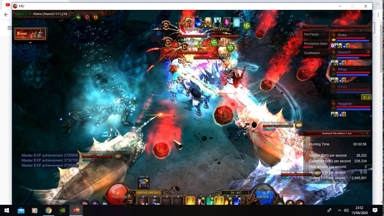Mu Online Webzen Midgard DK PVP Abyss3 - YouTube